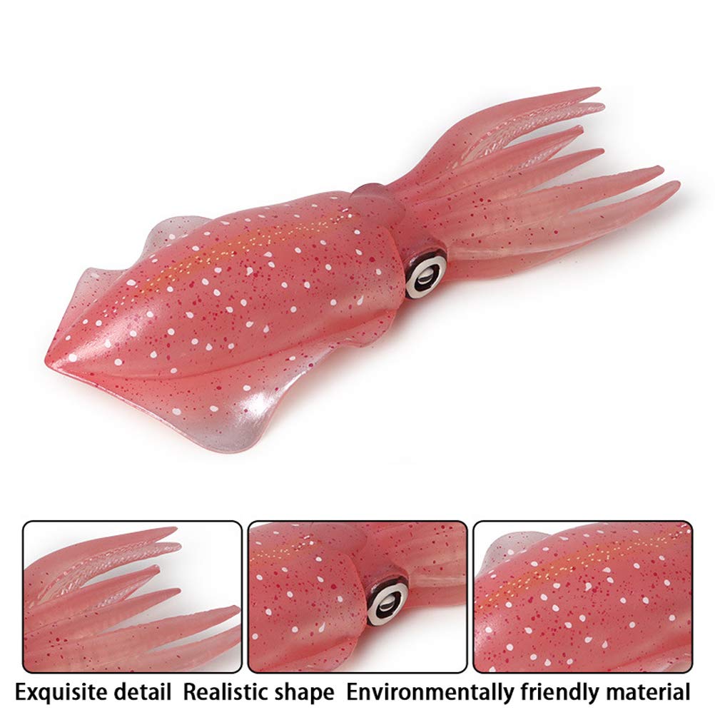 FLORMOON Squid Toys Realistic Animal Figurines Plastic Sea Animals ...
