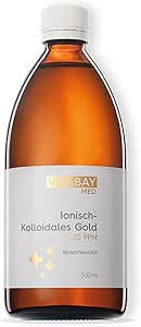Vitabay Colloidal Gold 20 PPM 500 ml - 20PPM Gold Water with Purity ...