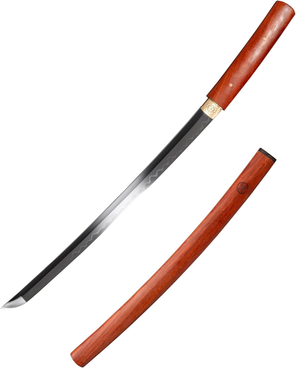 JIHPEN sword - Real Hamon iaido Katana Sword T10 Steel Tempered/Clay ...