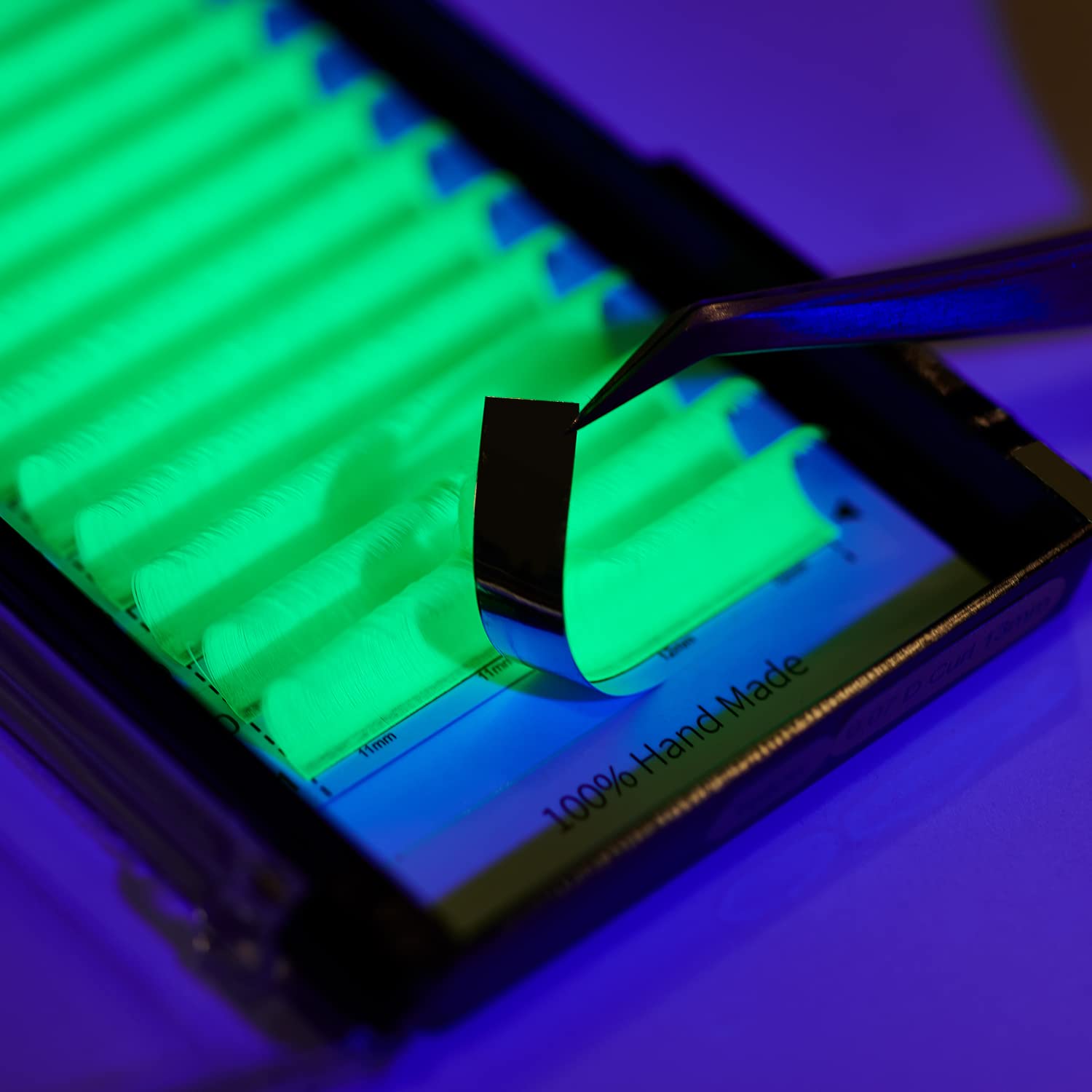 Snapklik.com : Colored Neon UV Eyelash Extensions Colorful Fluoresent ...