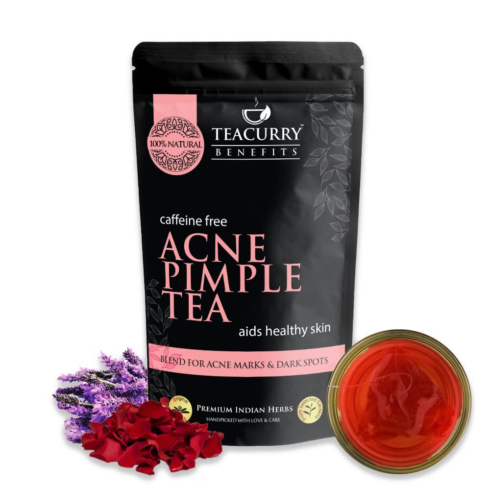 Buy TEACURRY Acne Tea (2 Months Pack, 200 Grams Loose) - Helps in ...