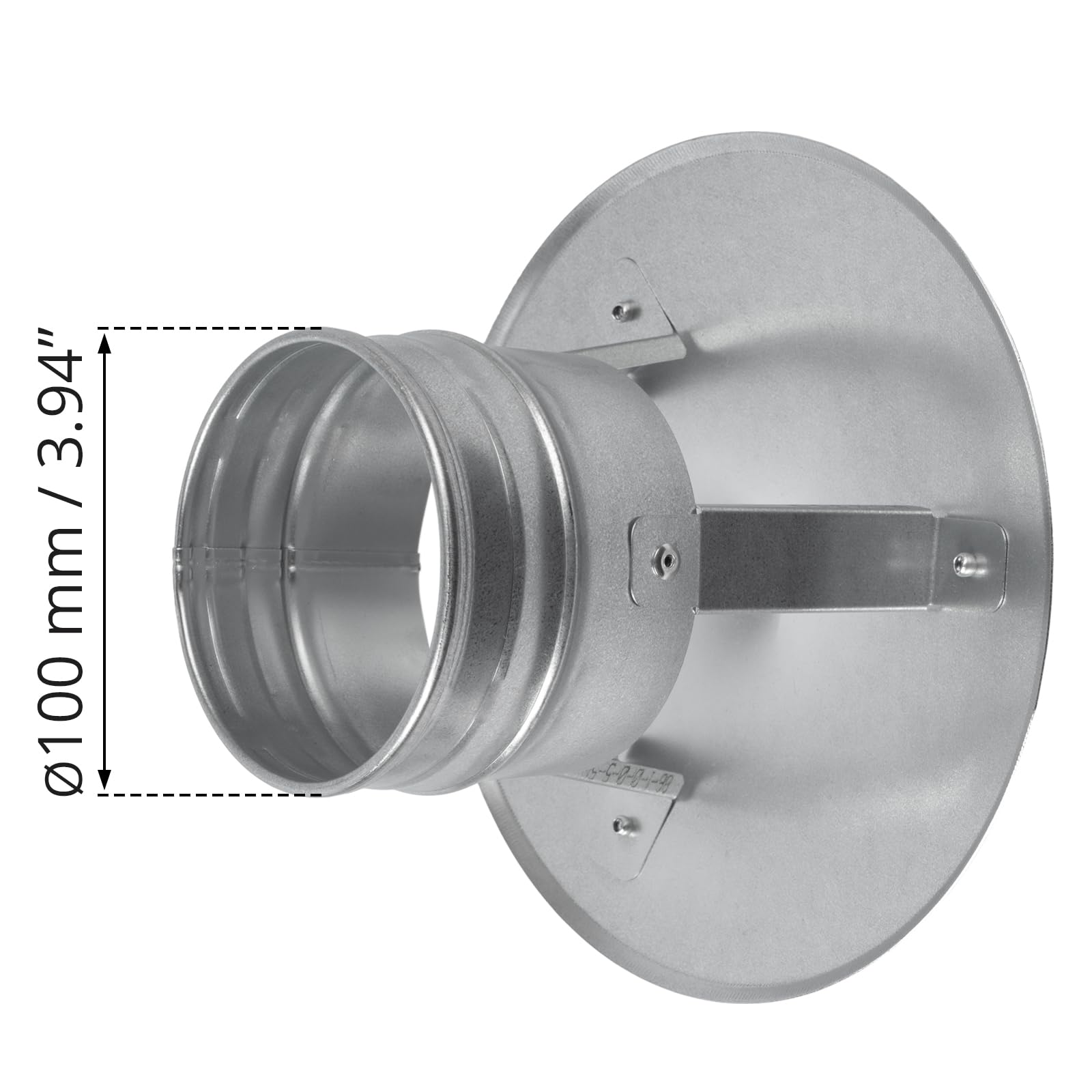 Snapklik.com : 4 Inch Galvanized Steel Rain Cap - Round Roof Chimney ...