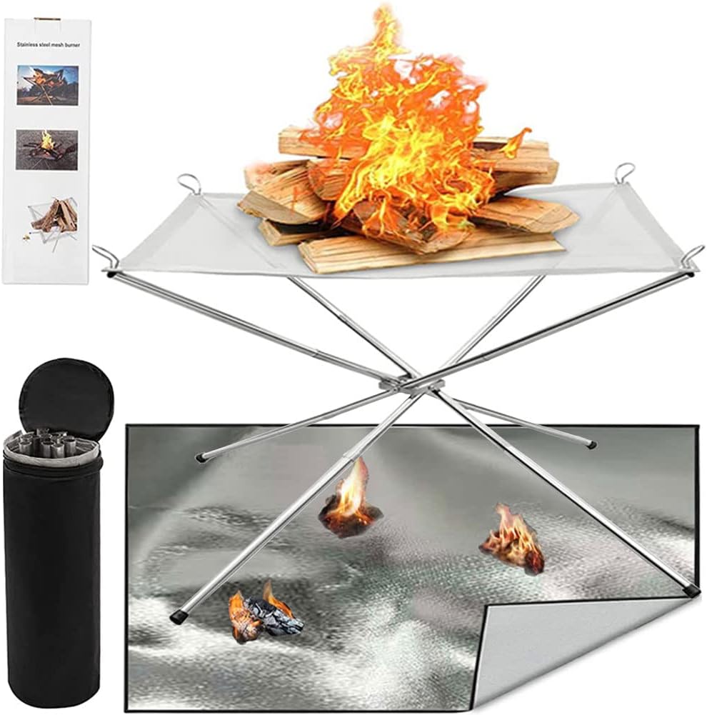 Winnerwell Flatfold Fire Pit – Medium | Portable Stainless Steel Fire ...