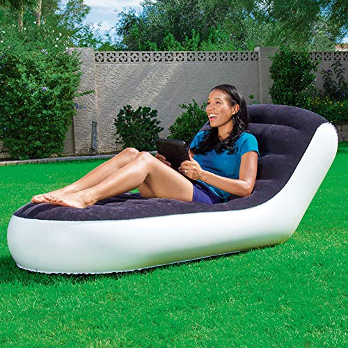 AUNLPB Inflatable Sofa Lounge Chair, Courtyard Lazy Inflatable Sofa ...