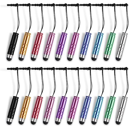 teKKno Pack Of 5 Rubber Tip Stylus Pens For All Touch Screen Mobile ...