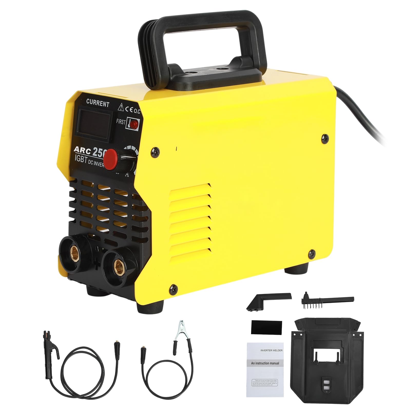 kiskick Welding Machine,220V Portable ARC250 Adjustable Current Dual ...