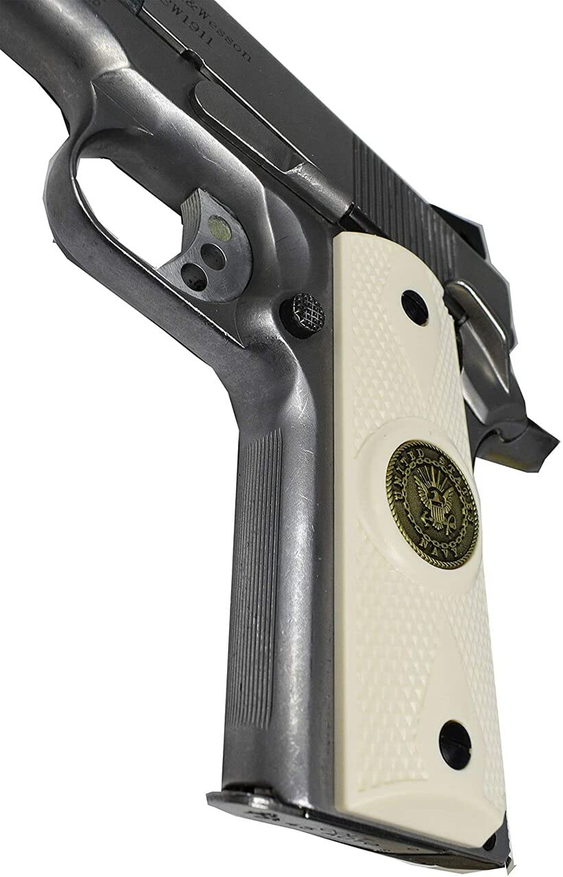 Buy Garrison Grip 1911 Colt Full Size and Clones with US Navy Pewter ...