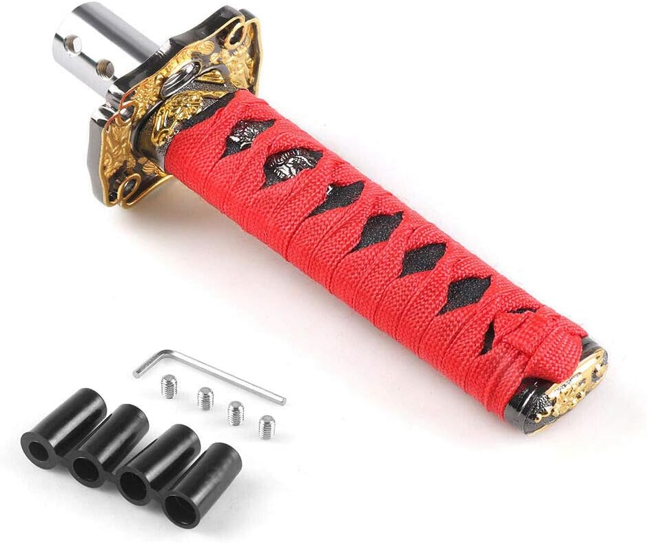 Amazon.com: Palanca de cambios Tasan Racing estilo katana samurai, para ...
