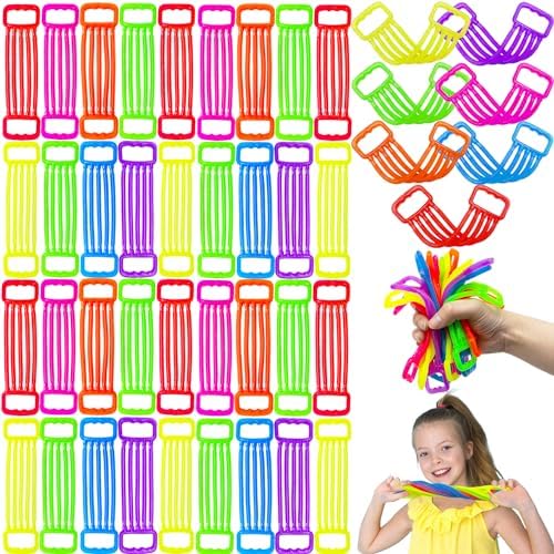 36 Pack Stretchy Strings Fidget Toys,Colorful Sensory Noodle Strings ...