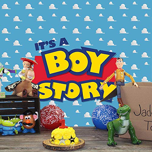 Art Studio It's a Boy Story Backdrop Birthday Party Theme - Want It All