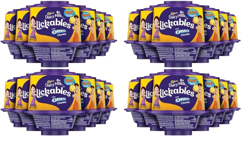 Cadbury Dairy Milk Lickables Chocolate with Oreo Chunks, 20 G, Pack of ...