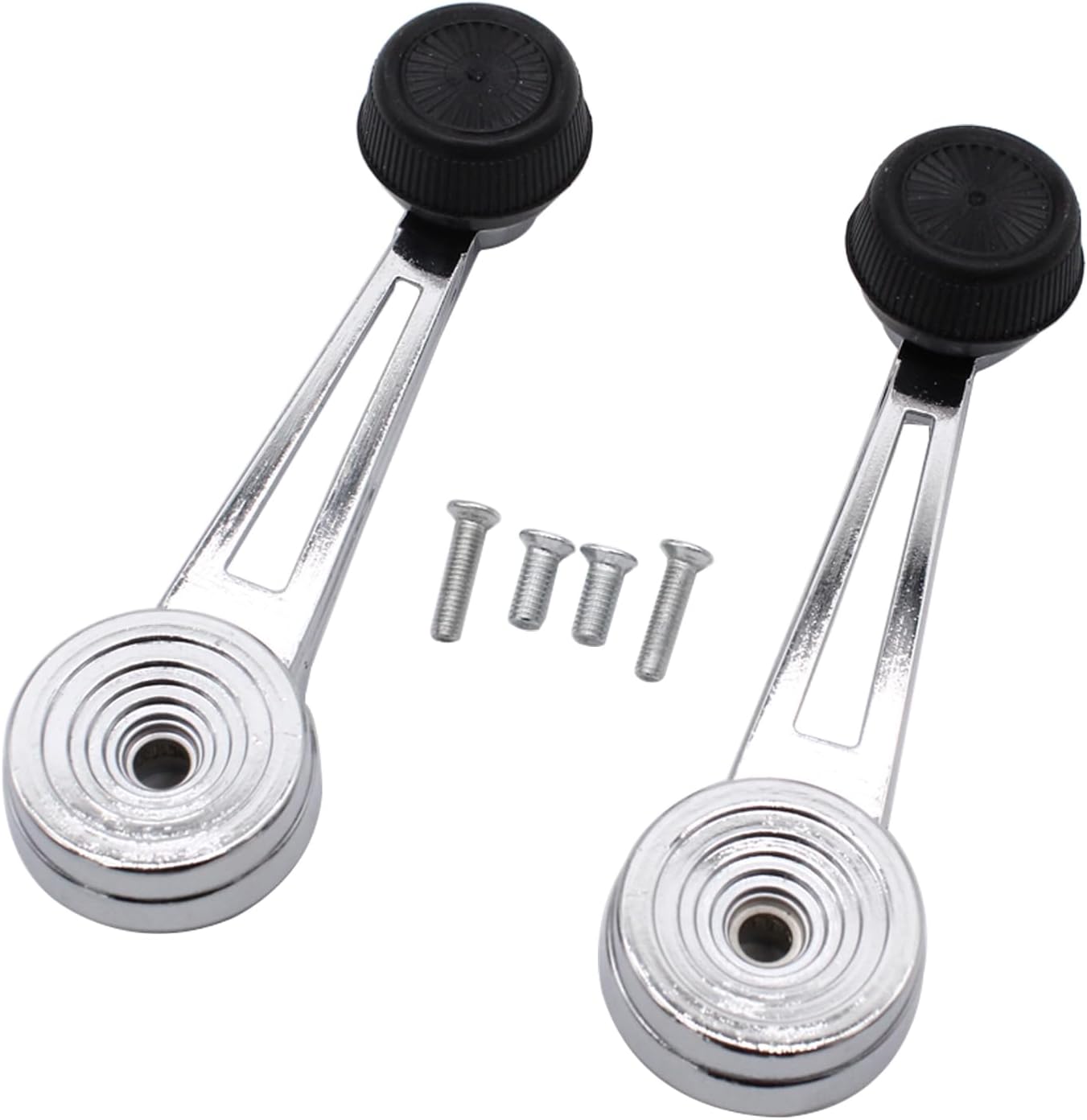 Amazon.com: GSKMOTOR 1 Pair New Chrome Inside Interior Window Crank ...