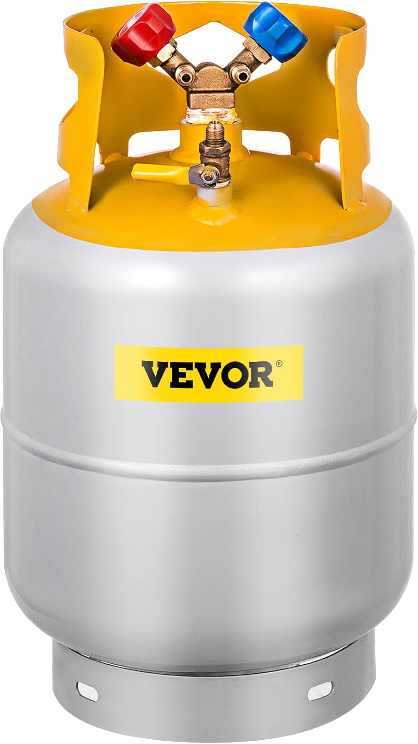 Amazon.com: VEVOR Refrigerant Recovery Tank, 30 LBS Capacity, 334 psi ...