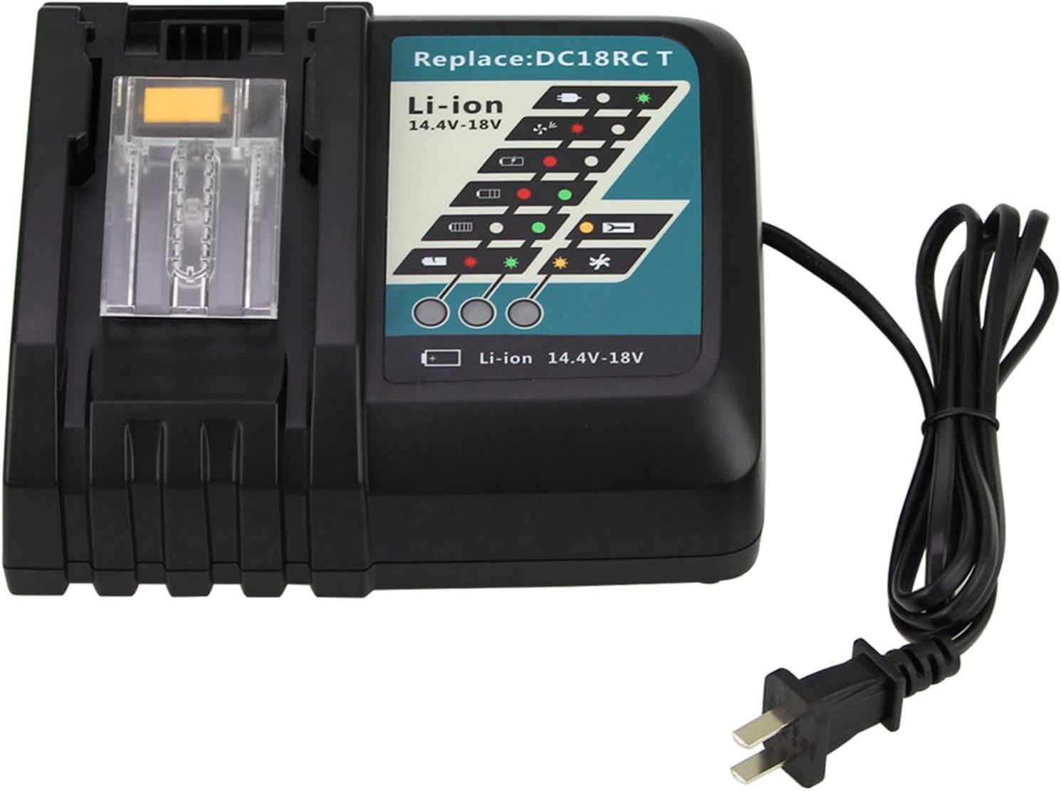 Makita DC18RA Rapid Battery Charger for Li-Ion Batteries - Cordless ...