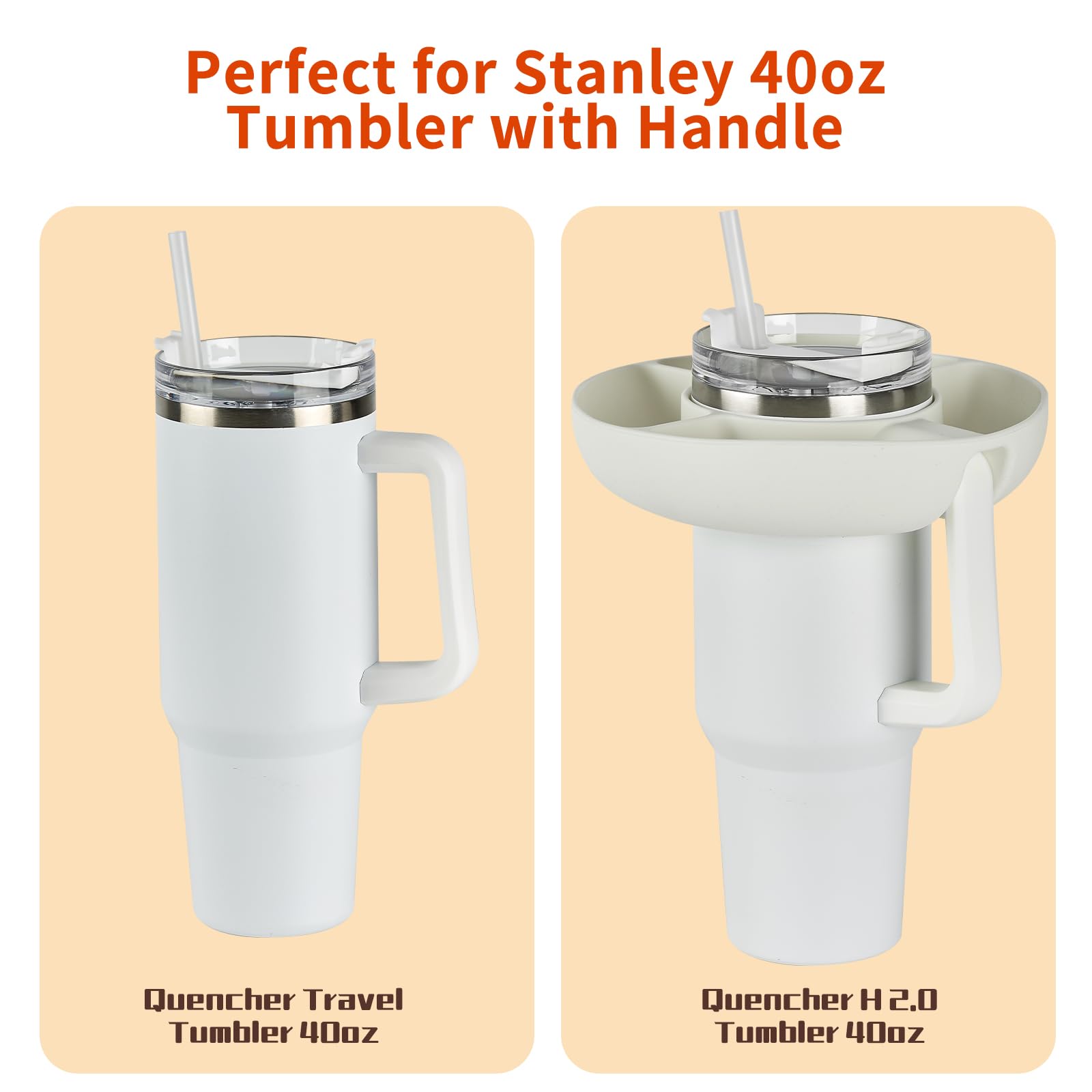Snapklik.com : Douthfolle Snack Bowls For Stanley 40 Oz Tumbler