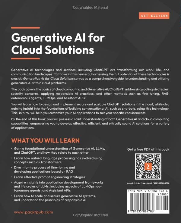 Snapklik.com : Generative AI For Cloud Solutions: Architect Modern AI LLMs In Secure