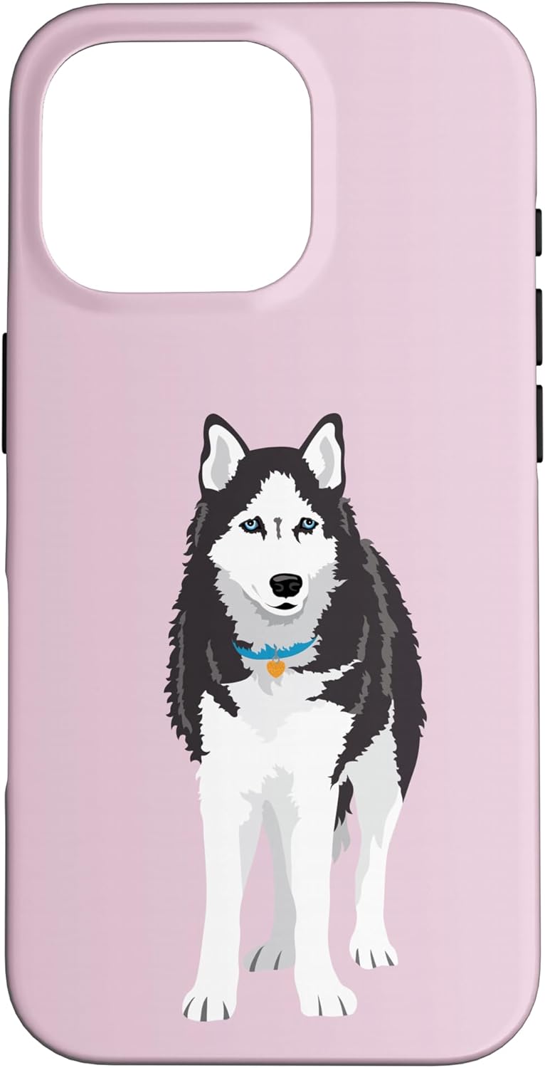 Amazon.com: Siberian Husky Dog, Majestic Standing Pose Case for iPhone ...