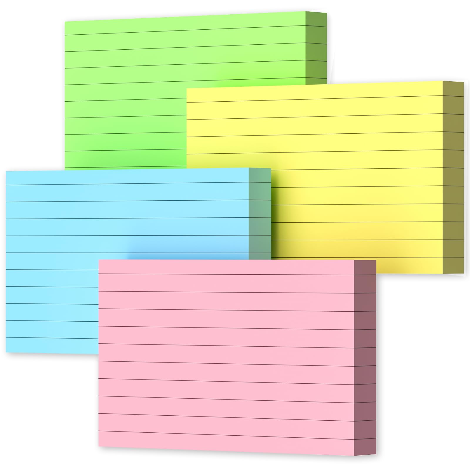 Amazon.com : 3x5 Index Cards, Colored Index Cards, 200 PCS Note Cards ...