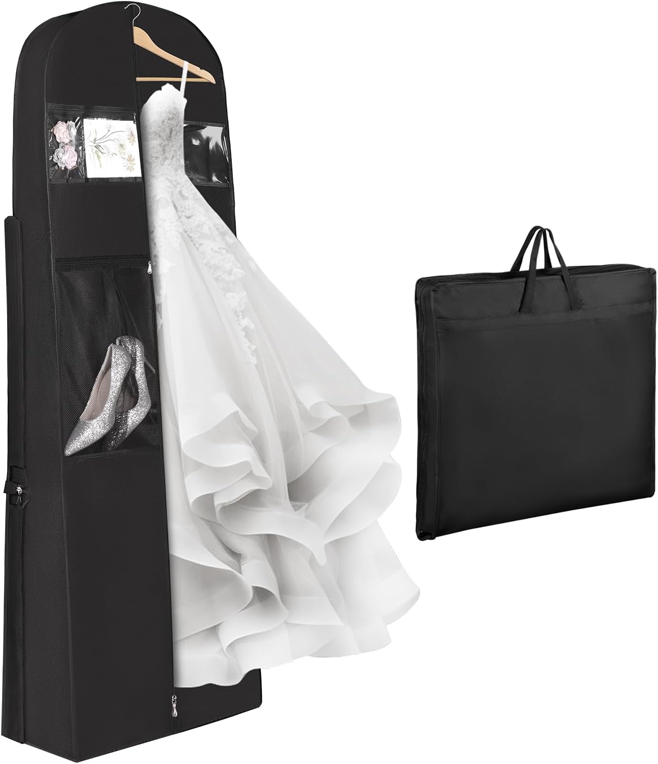 Amazon.com: Your Bags 72" Long Dress Bags for Gowns - Wedding Dress ...