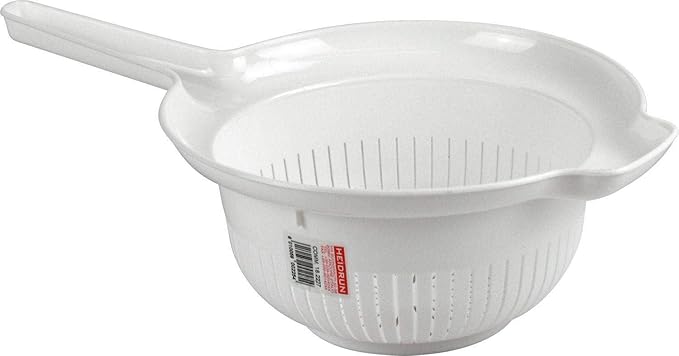 Sterling Ventures Deep Plastic Colander Food Strainer with Handle ...