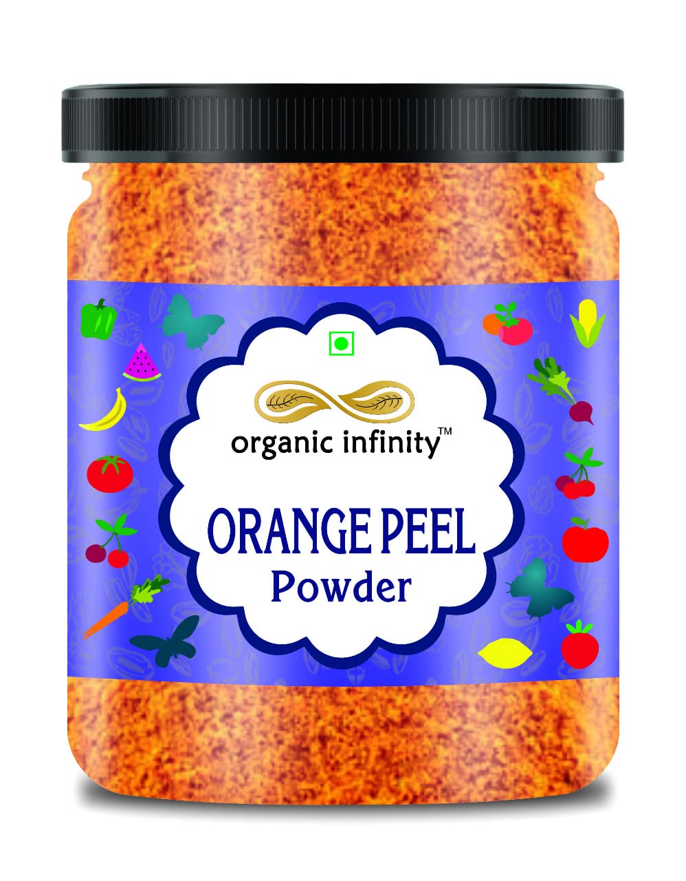 Organic Infinity Pure Sun Shade Dried Freshest Orange Peel Powder for ...