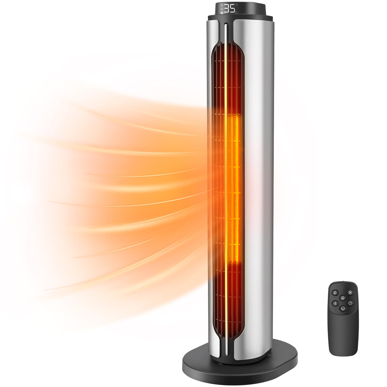 LONEASY Calentador Electrico,2000W Calefactor Eléctrico para Casa ...