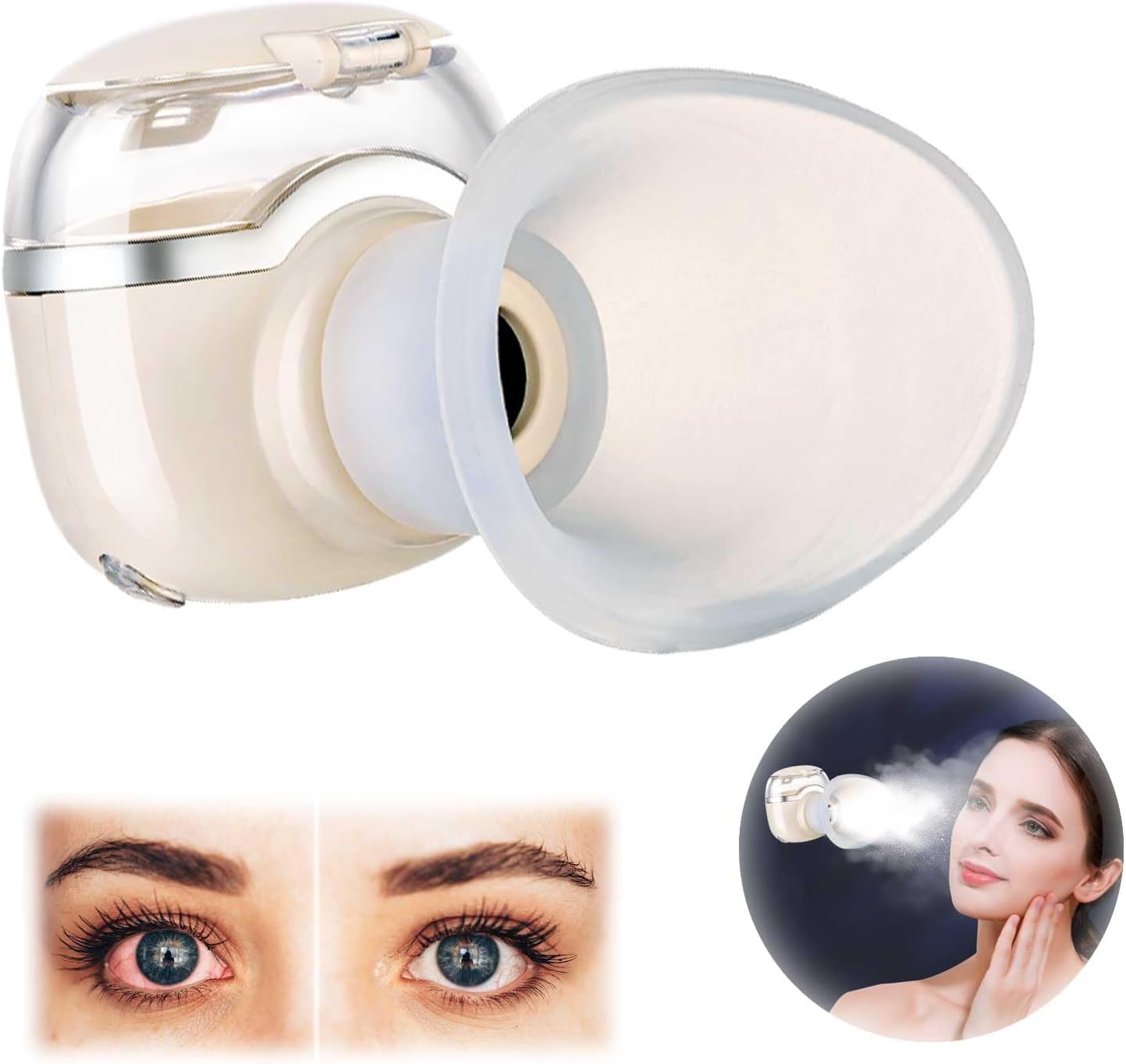 Amazon.com: Iwtfu Portable facial Steam Sprayer, Heated Mist for Dry ...