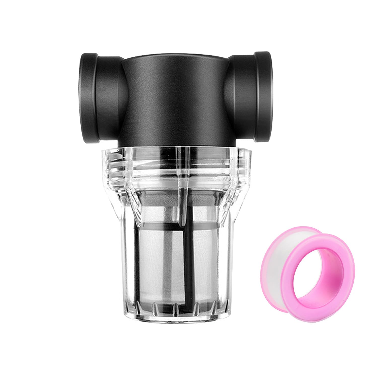 Amazon.com: Reicyfang Garden Pond 1 inch Inline Mesh Strainer Water ...