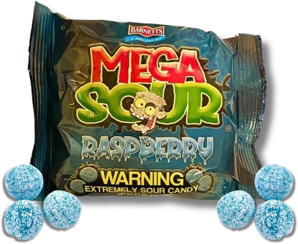 Amazon.com : BARNETTS MEGA SOUR RASPBERRY 500g : Grocery & Gourmet Food
