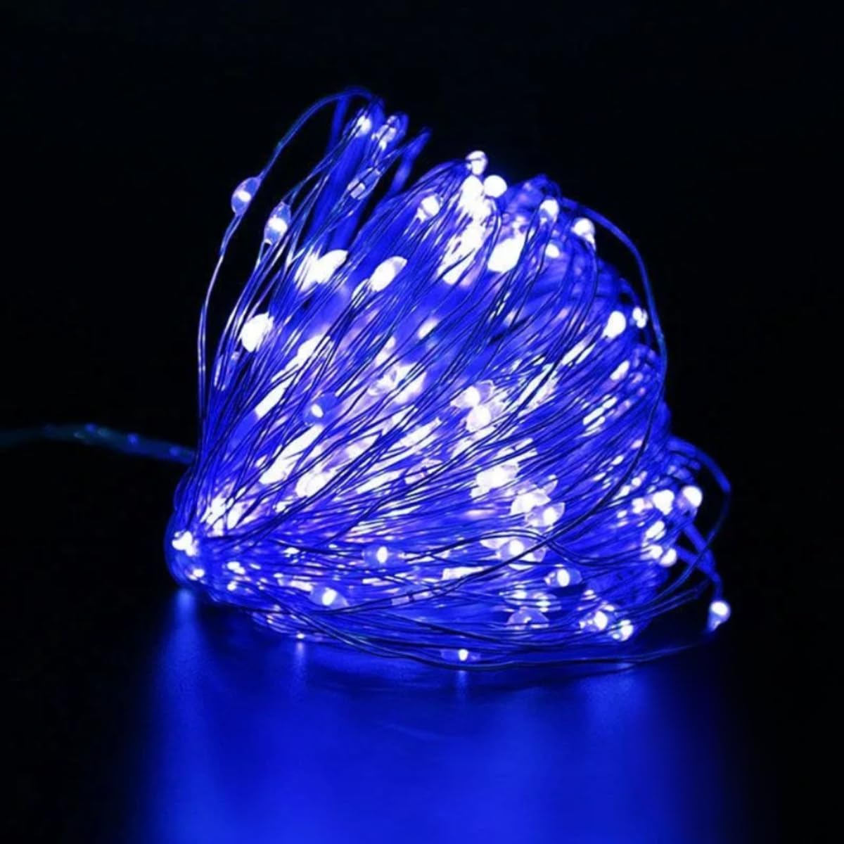 Amazon.com: Mini String Lights Battery Operated Blue for Bedroom,Indoor ...