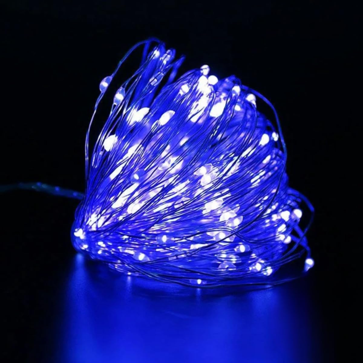 Amazon.com: Mini String Lights Battery Operated Blue for Bedroom,Indoor ...