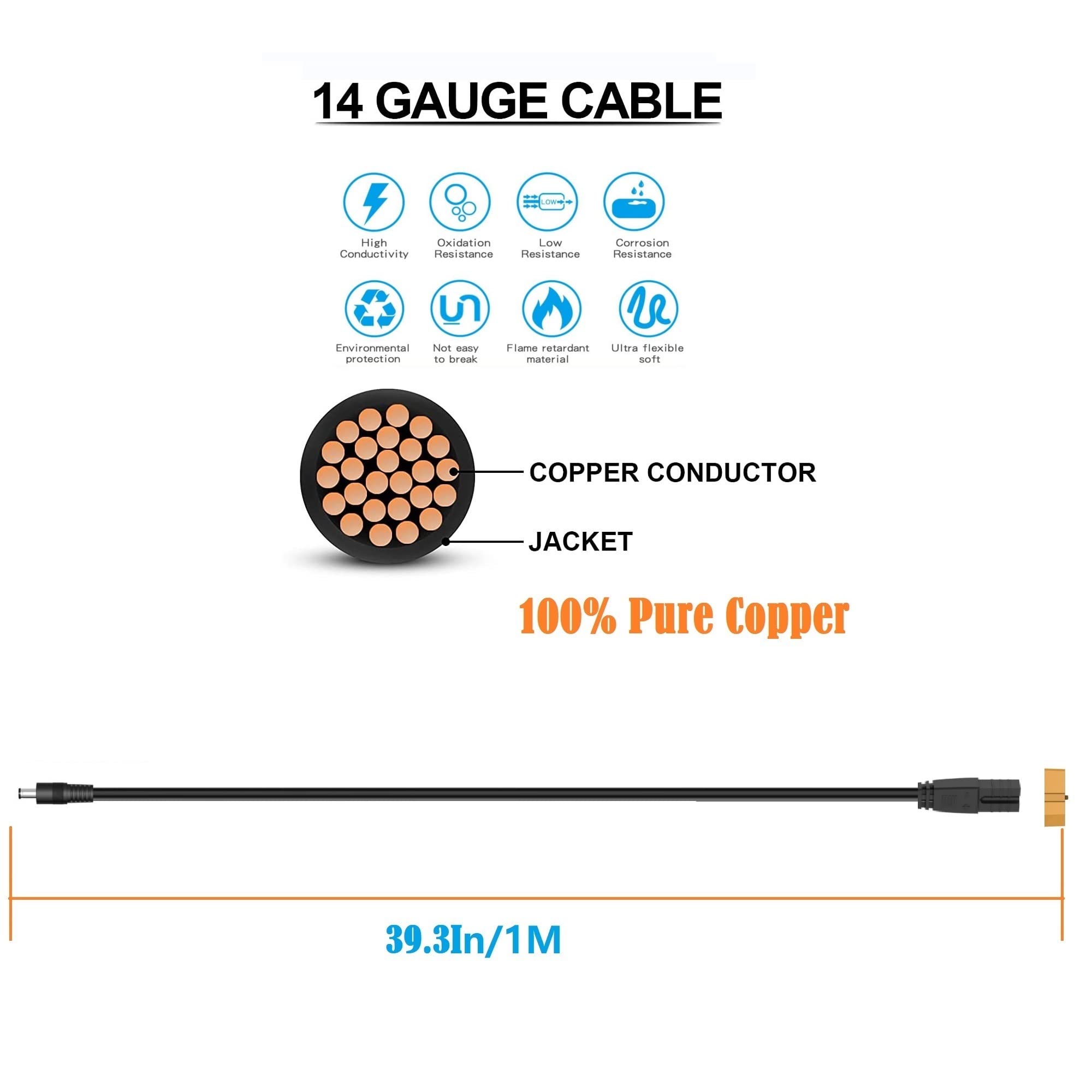 Snapklik.com : DC 5521 Connector To B-Shape Plug 2 Pin Lead Cable Plug ...
