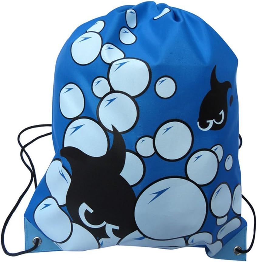 NUOLUX Gym Bag Swim Bag Waterproof for Adults and Kids (Fish Blue) : Amazon.co.uk: Sports & Outdoors