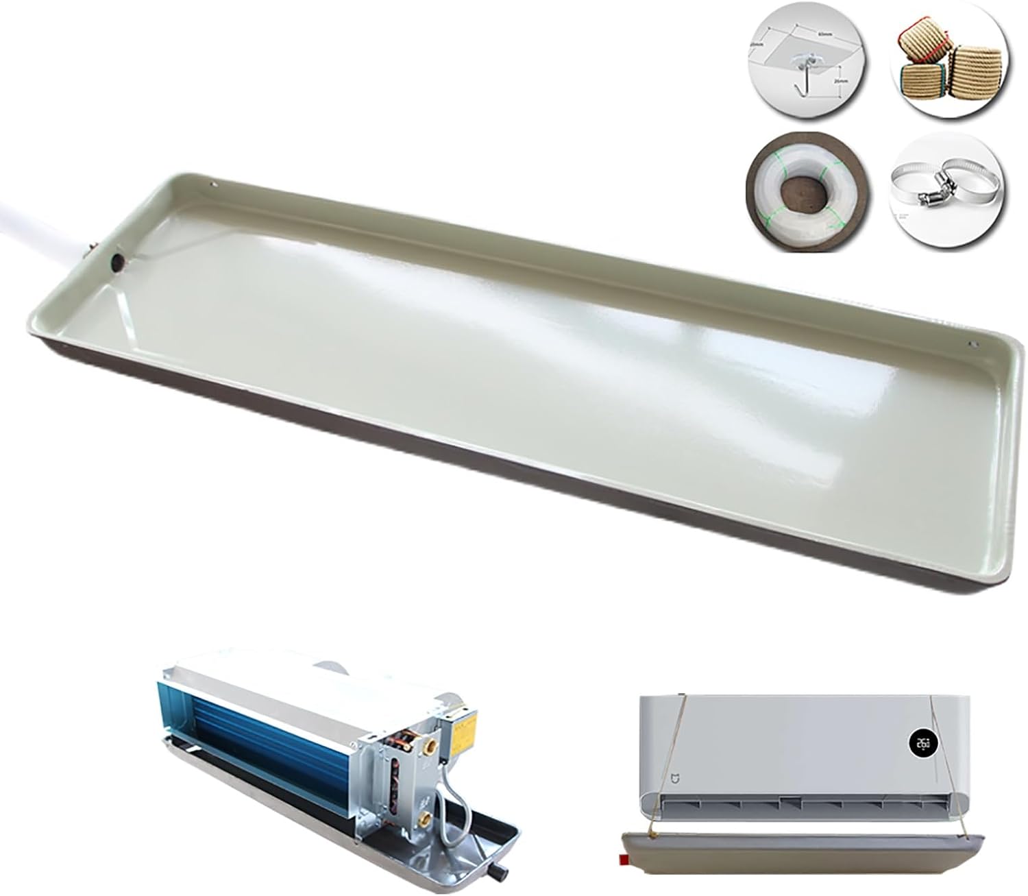 Amazon.com: Air Conditioner Drain Pan, Metal Drip Tray, Drip Pan for ...