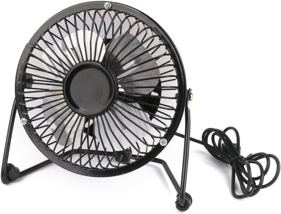 Amazon.com: Dfunlife 4-Inch High Velocity Fan Table Stand Mini Fan ...