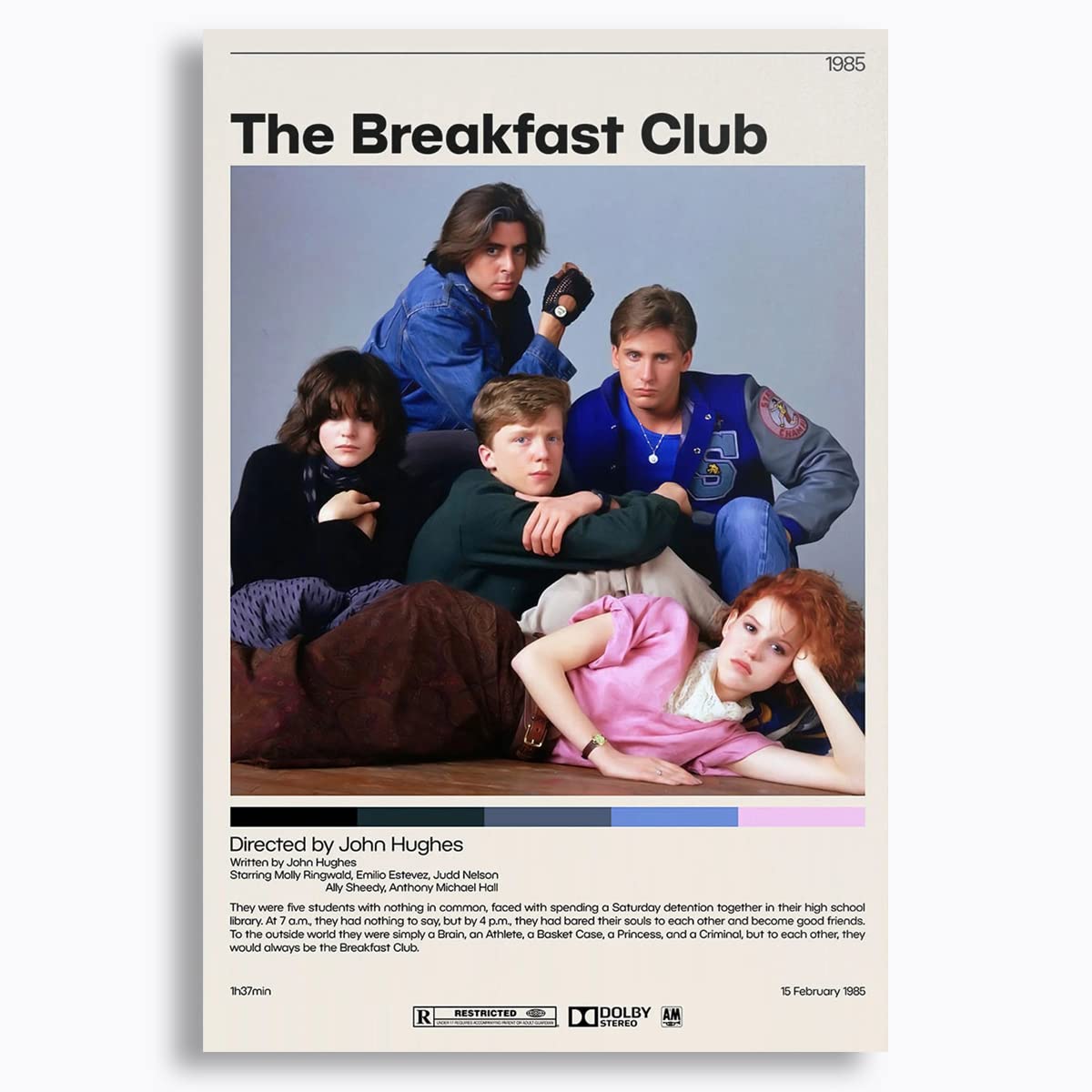 Breakfast Club Minimalist Poster
