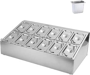 Amazon.com - Pizza Topping Station - Stainless Steel Countertop ...
