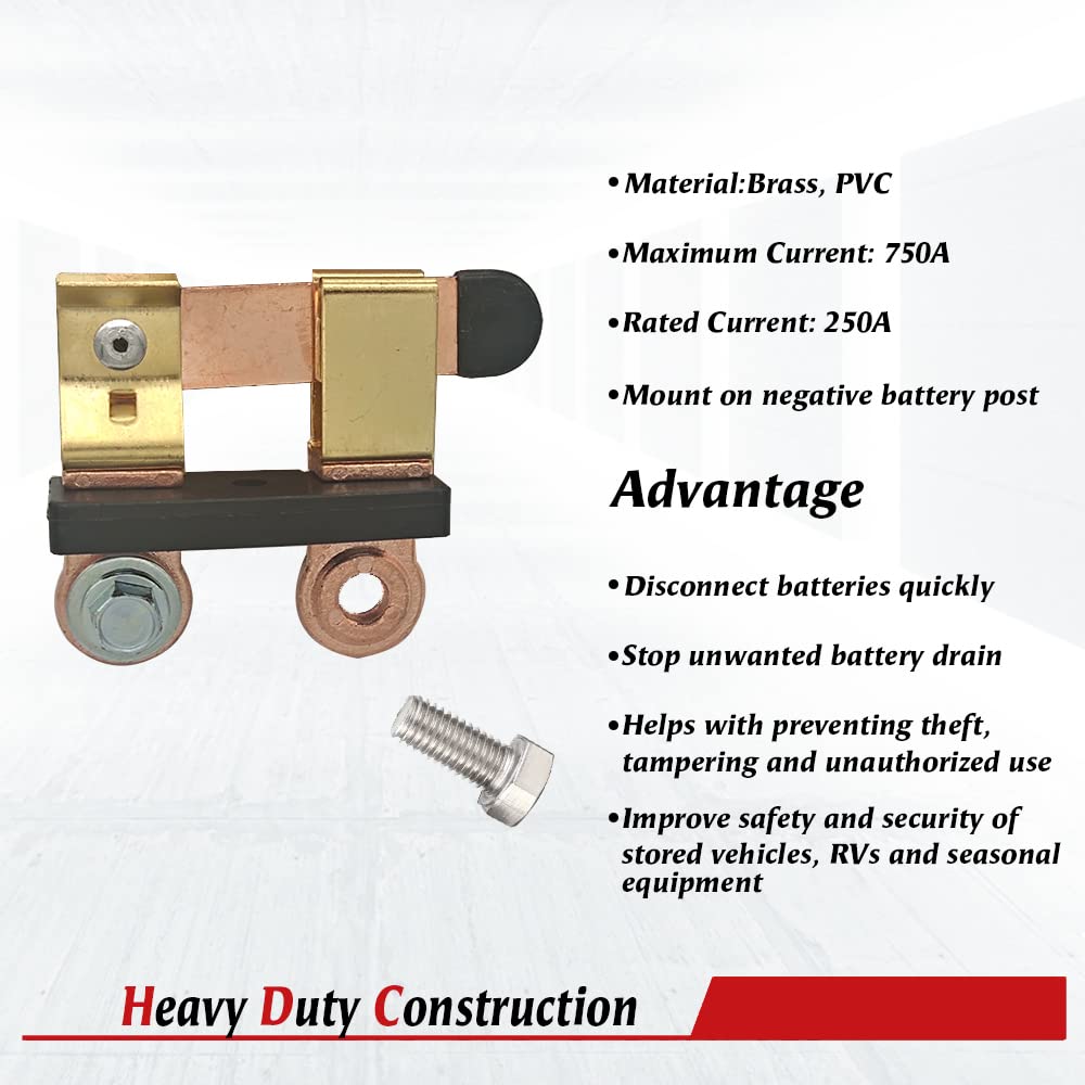 Snapklik.com : Side Post Knife Blade Master Switch, 12V 24V Battery ...