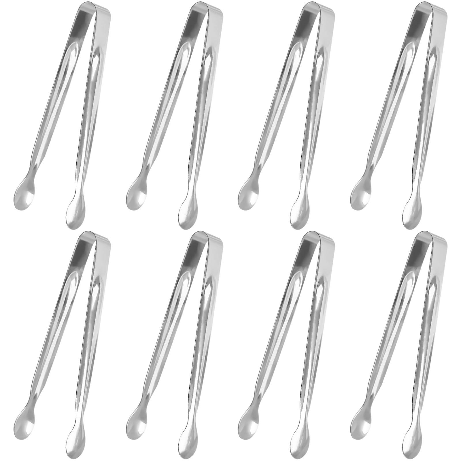 Snapklik.com : 8PCS Small Serving Tongs, Ice Tongs Mini Sugar Tongs ...