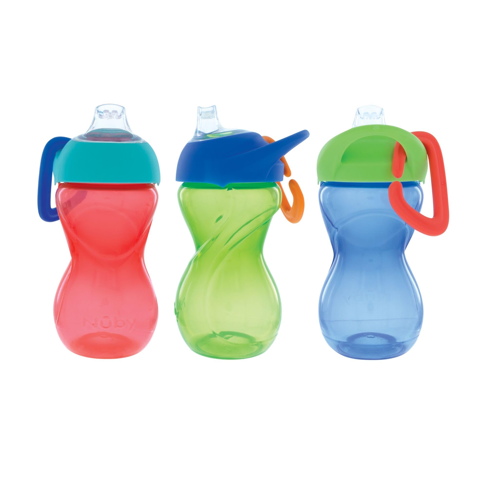 Amazon.com : Nuby No-Spill Clik-It Soft Spout Sippy Cup with Easy Grip ...