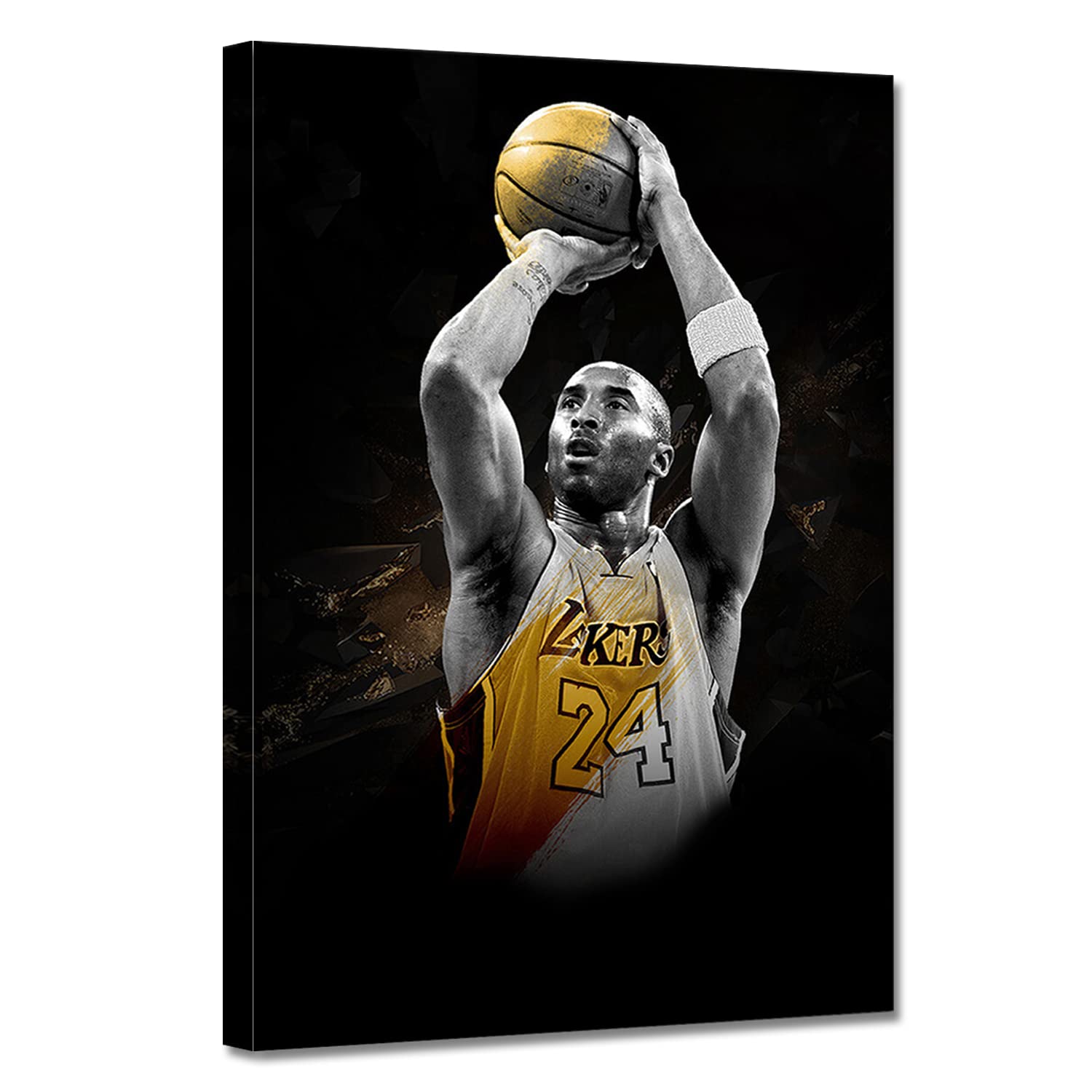 Amazon.com: MOSTUNNA Kobe Bryant Canvas Wall Art - Kobe Poster ...