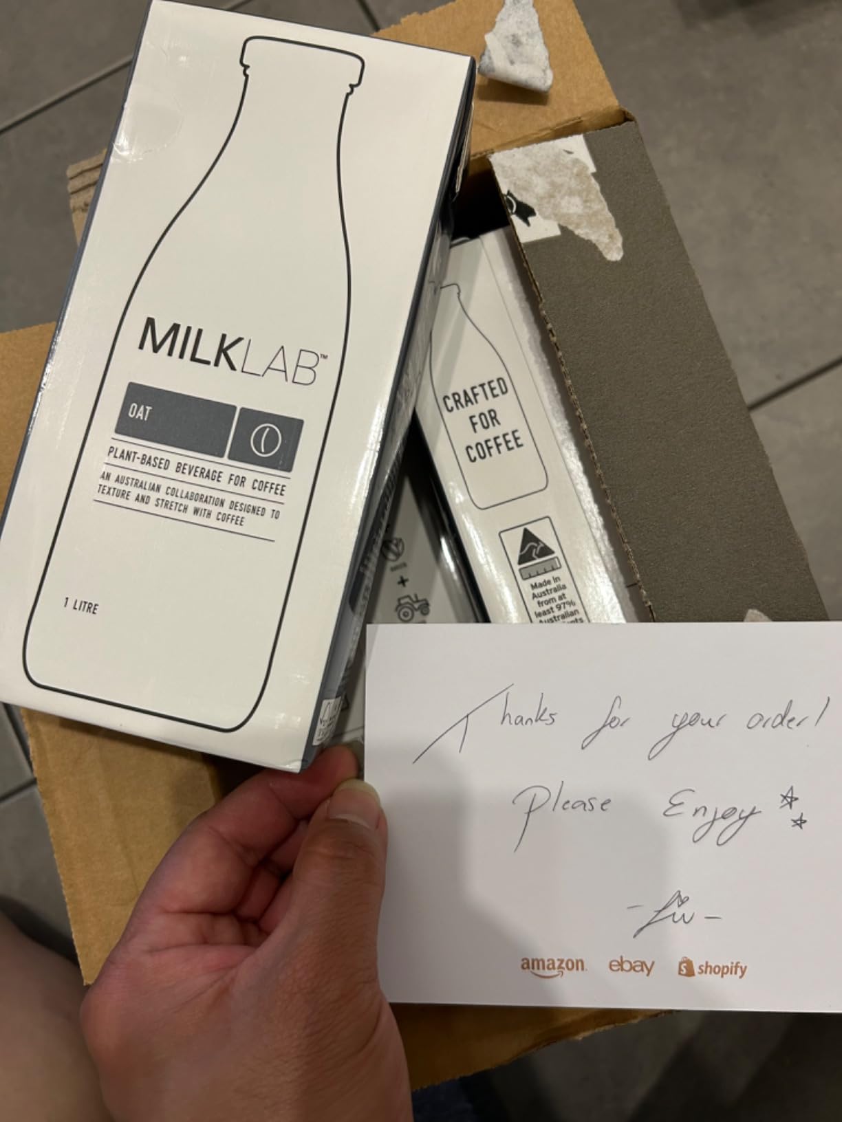 MILKLAB Barista Oat Milk 8 Pack of 1000 ml : Amazon.com.au: Grocery