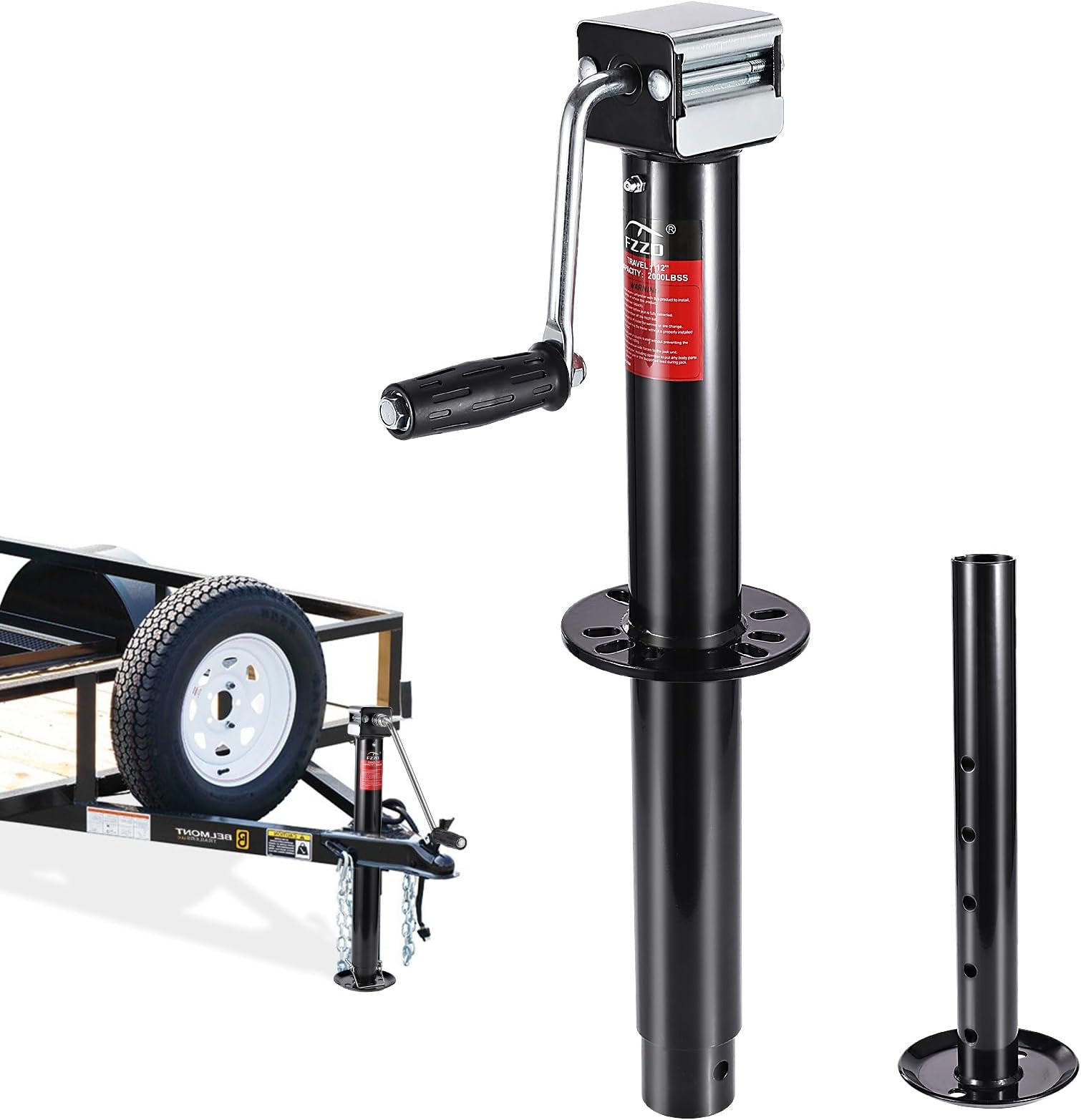 Amazon.com: HPDMC A- Frame Trailer Jack 2000 lbs, 14 Inches Vertical ...