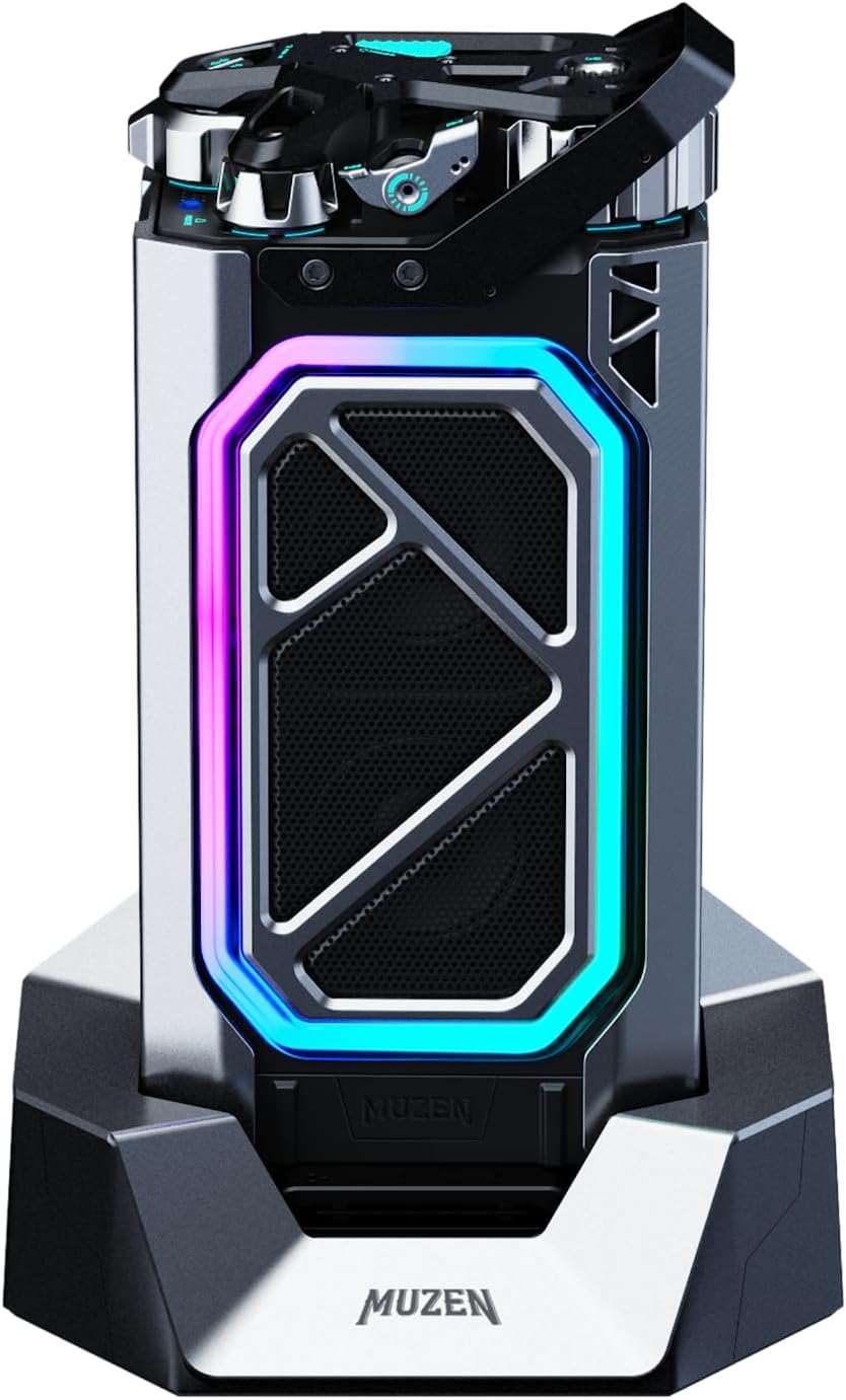 Amazon.co.jp: MUZEN Cyber Shell Bluetooth スピーカー+充電スタンド : 家電＆カメラ