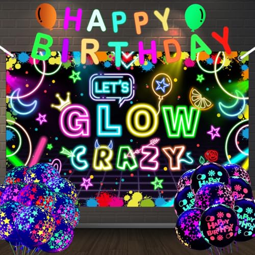 How to Make Fun Glow Party Cookies with Buttercream Icing