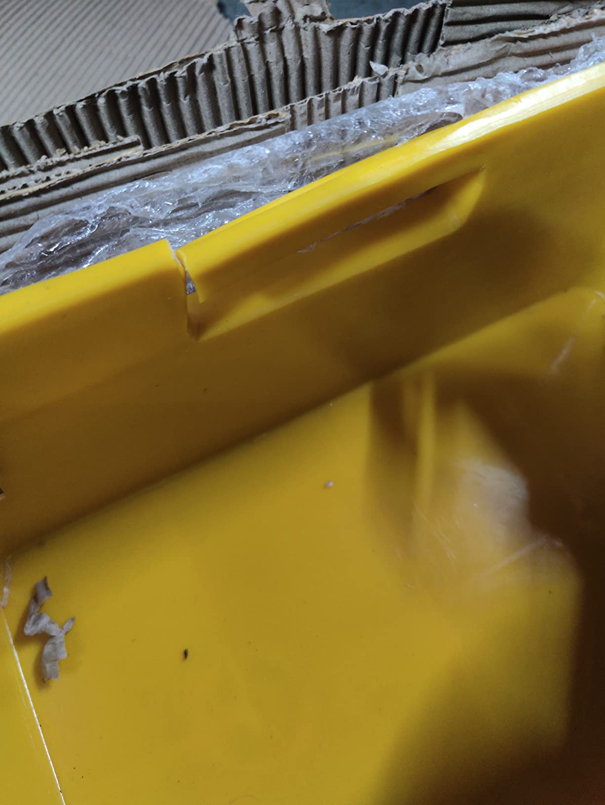 Xela Multipurpose Heavy Duty Yellow Portable Plastic Crate | Organizer ...