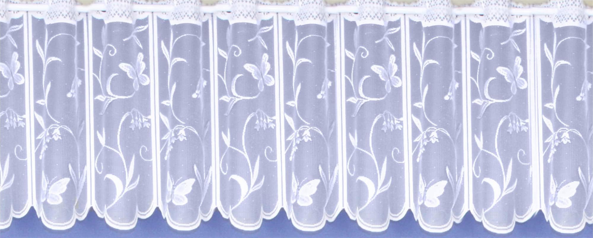 Hawaii White Café Net Curtain 24" : Amazon.co.uk: Home & Kitchen