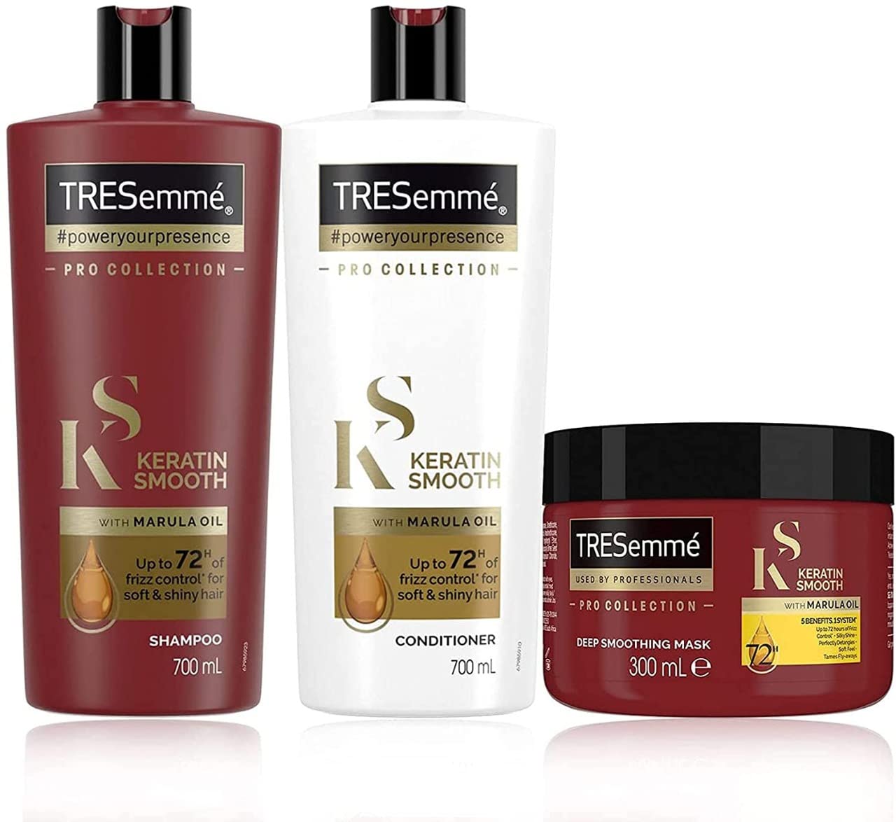 Buy TRESemme Pro Collection Keratin Smooth Bundle Set (3 in 1 Pack ...