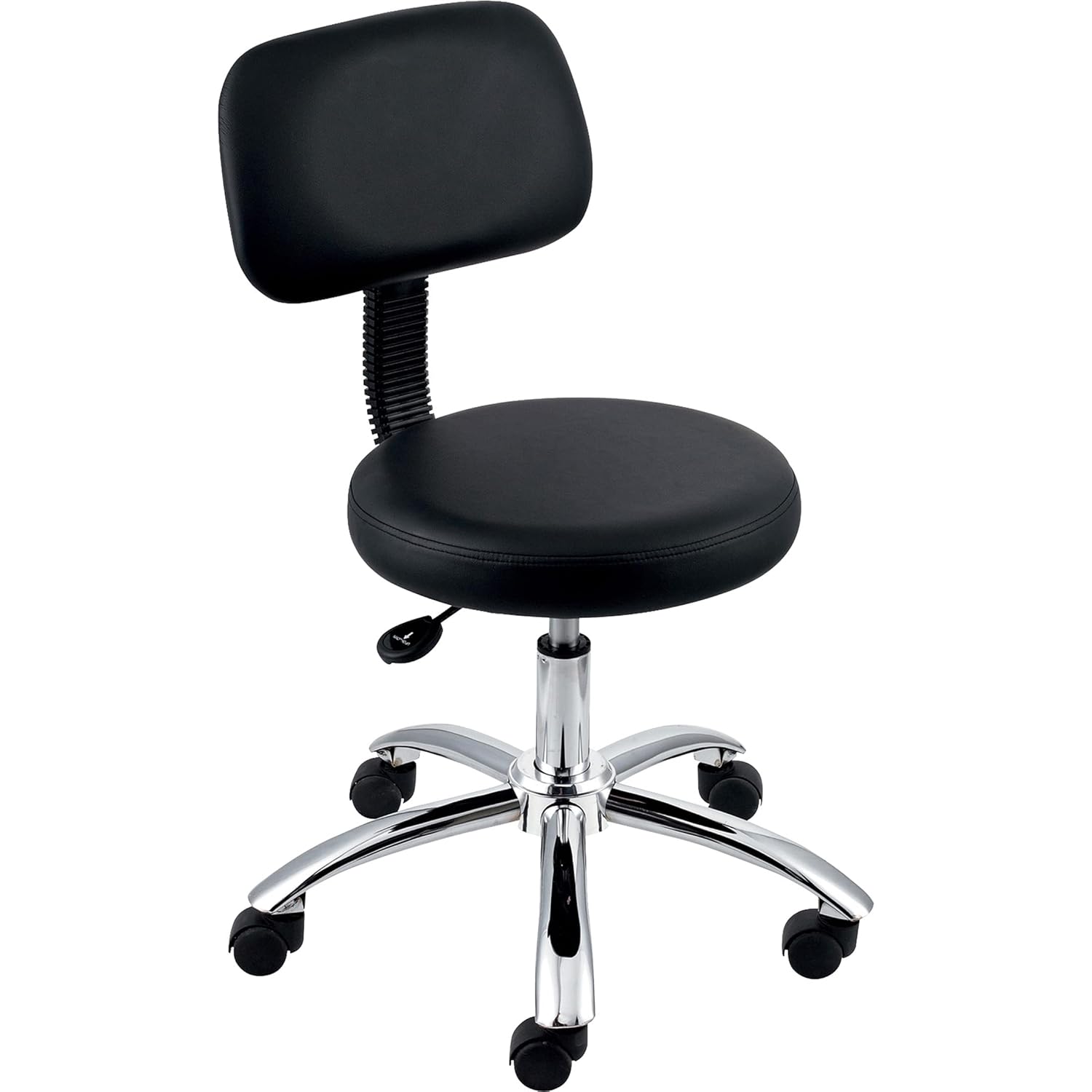 Lorell Pneumatic Height Stools With Back 24 By 24 By 36 Inch Black Lorell Pneumatic Height Stools With Back 24 By 24 By 36 Inch Black