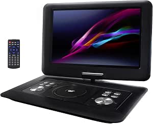Amazon.com: Trexonic 13.3 Inch Portable TV+DVD Player with Color TFT ...